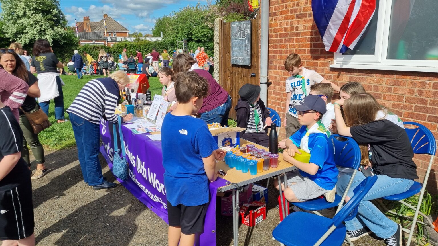 Scouts at the Claines Coronation Party | 8th Worcester