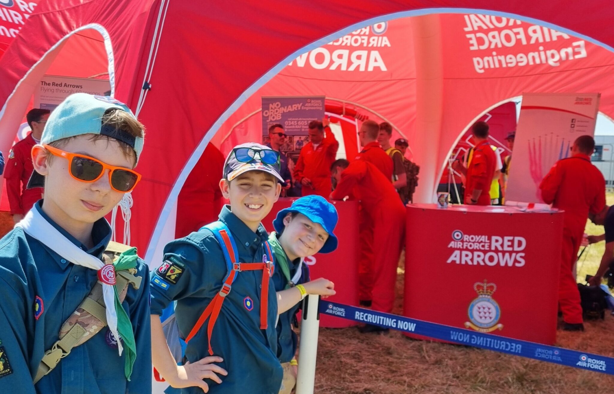 Aztec Scouts at the 2024 International Air show | 8th Worcester
